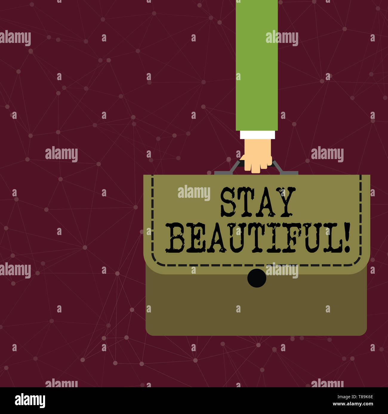 Handwriting text writing Stay Beautiful. Conceptual photo living ...