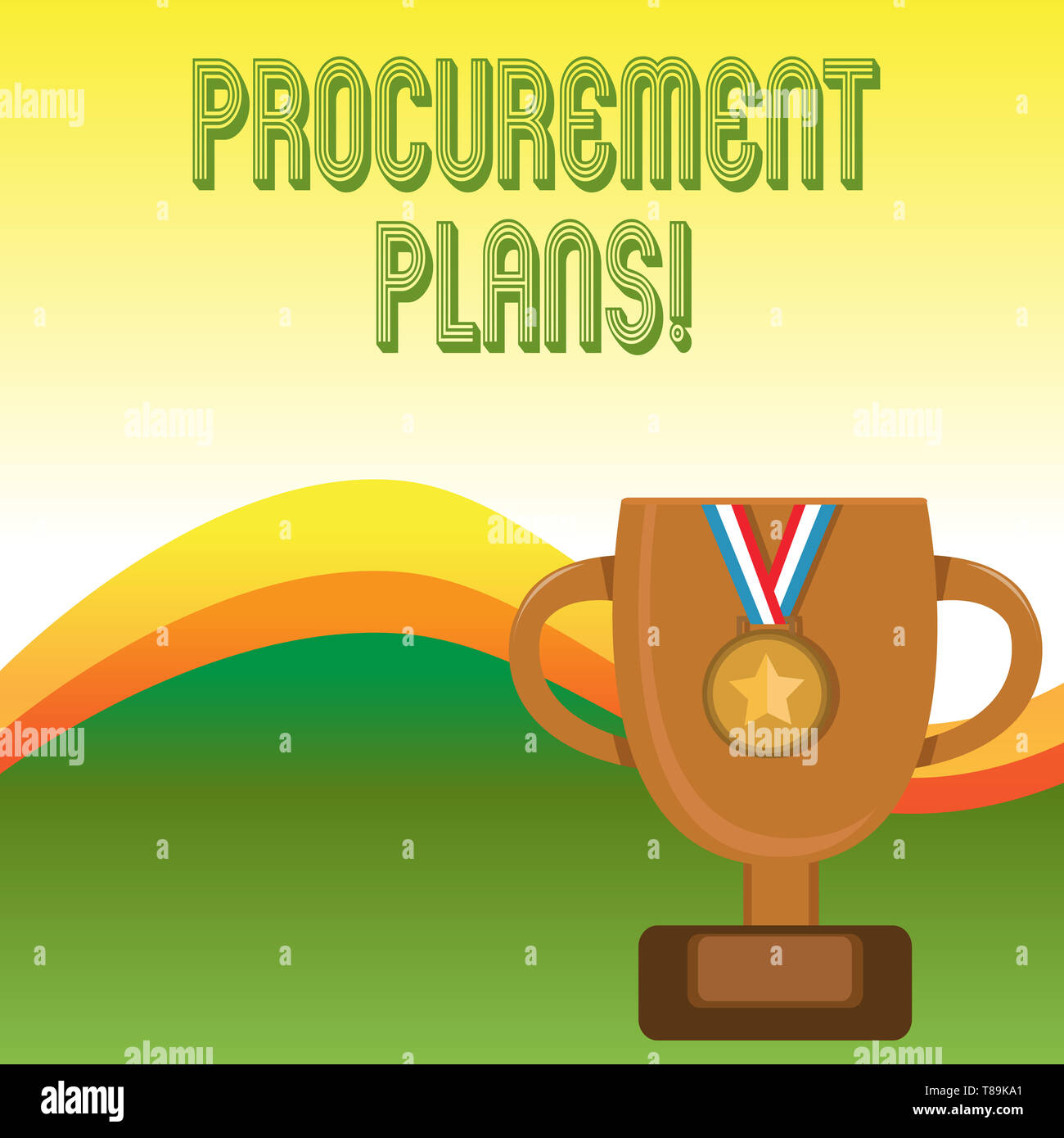 Text sign showing Procurement Plans. Business photo showcasing ...