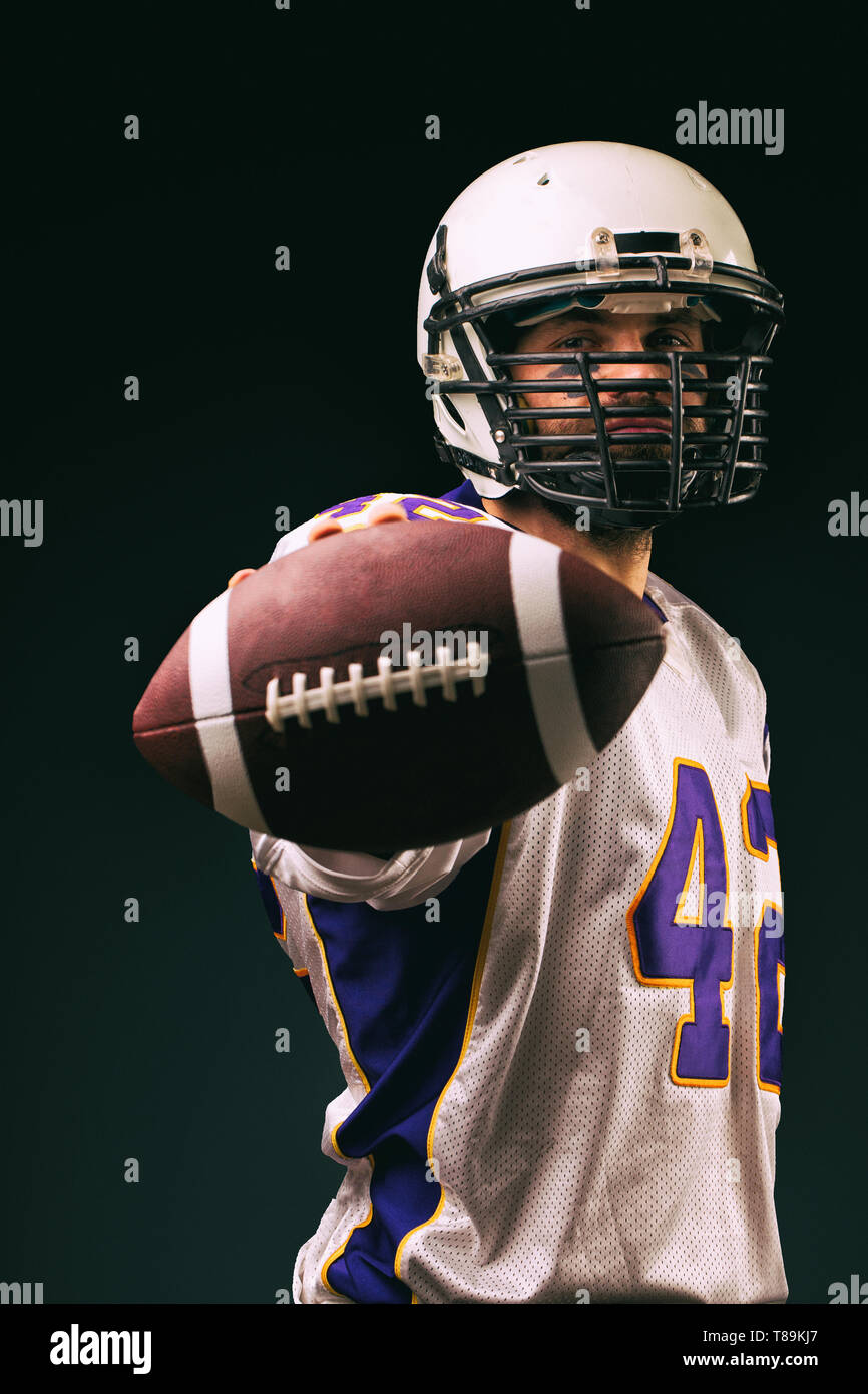 Football Player Front View