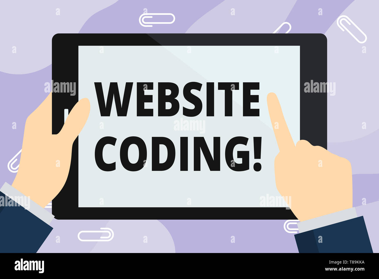 Handwriting text writing Website Coding. Conceptual photo system of ...