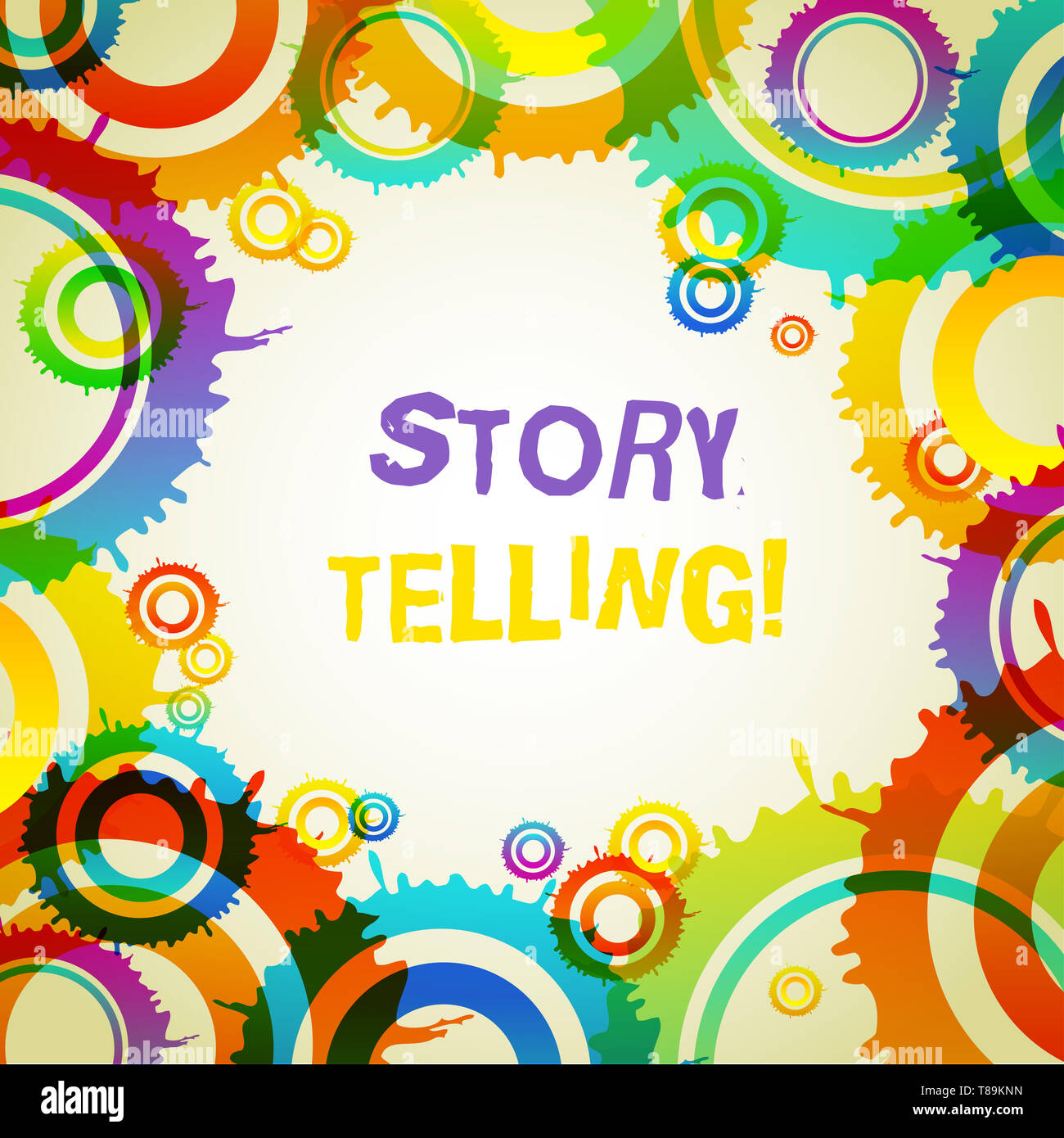 Word writing text Storytelling. Business photo showcasing activity ...