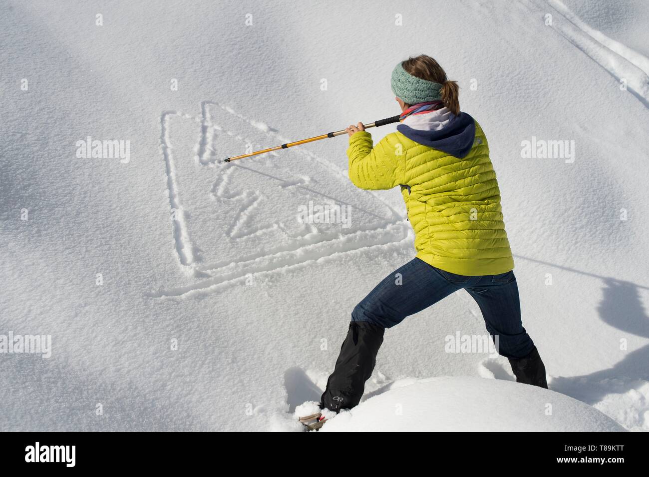 France, Haute Savoie, Massif of the Mont Blanc, the Contamines Montjoie ...