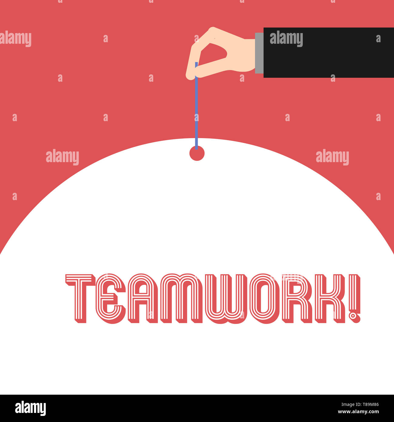 Handwriting text Teamwork. Conceptual photo combined action of group ...