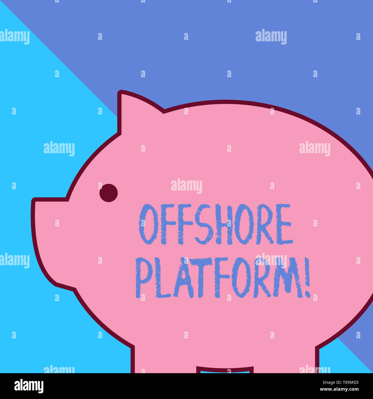 Word writing text Offshore Platform. Business photo showcasing ...