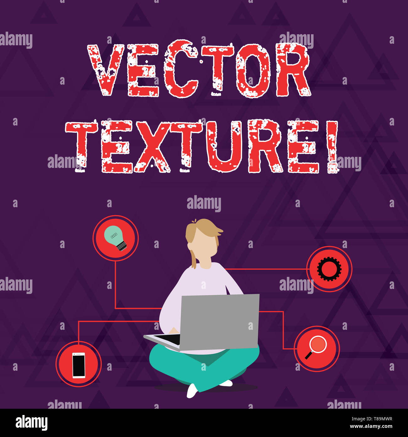 Conceptual hand writing showing photo Texture. Concept meaning A set of ...