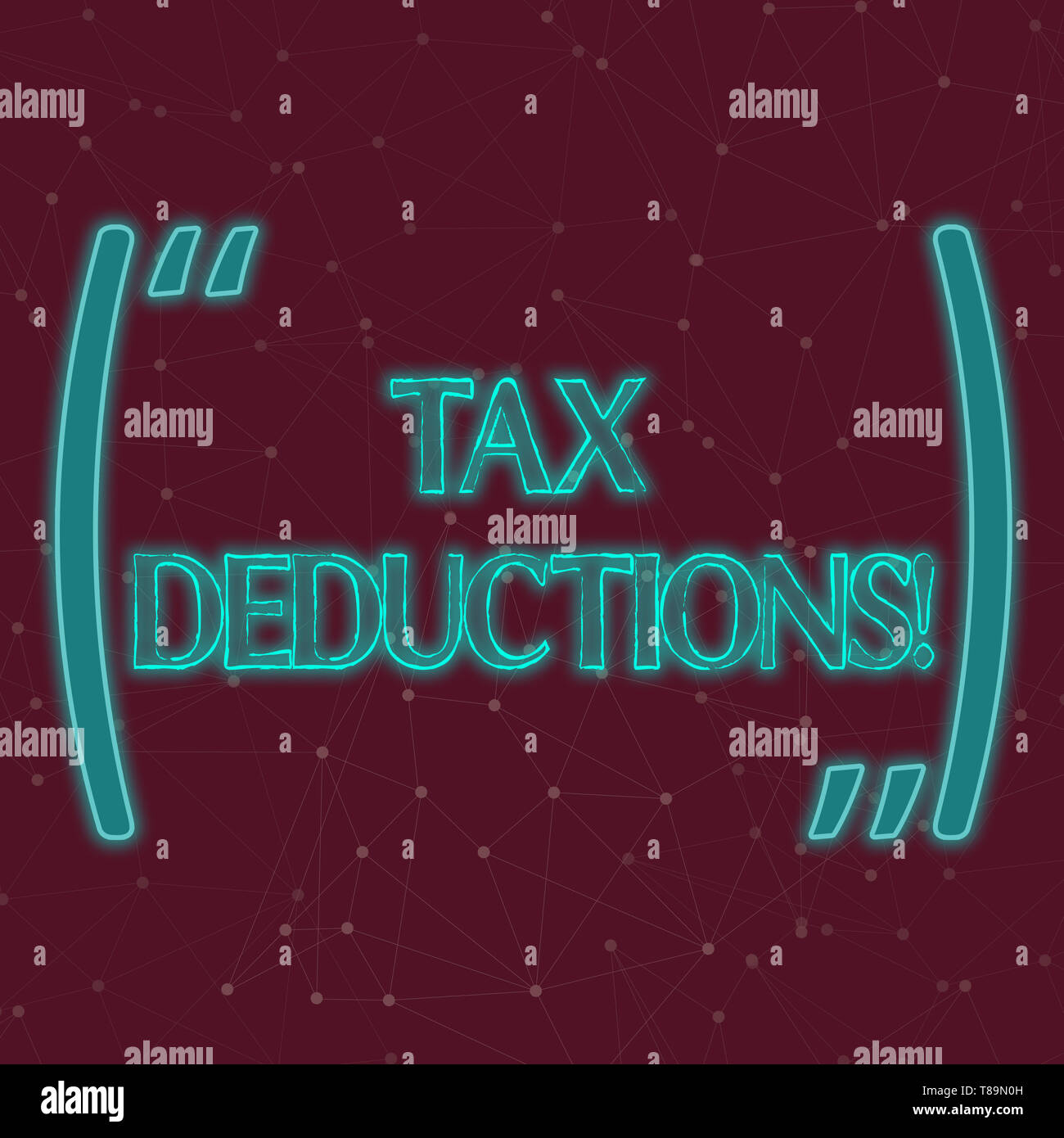 Text sign showing Tax Deductions. Business photo showcasing amount or ...