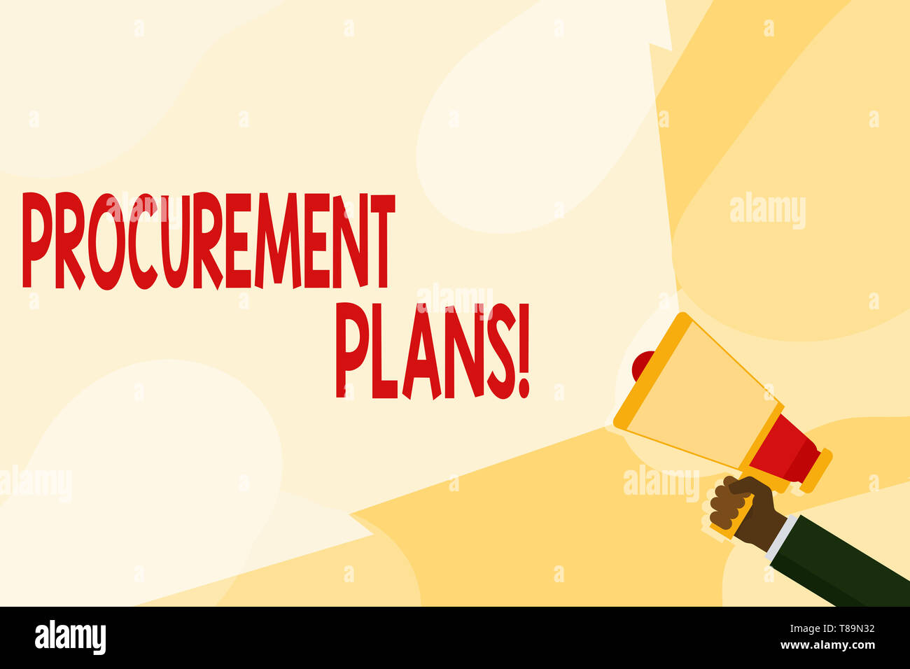 Text sign showing Procurement Plans. Business photo text determining ...