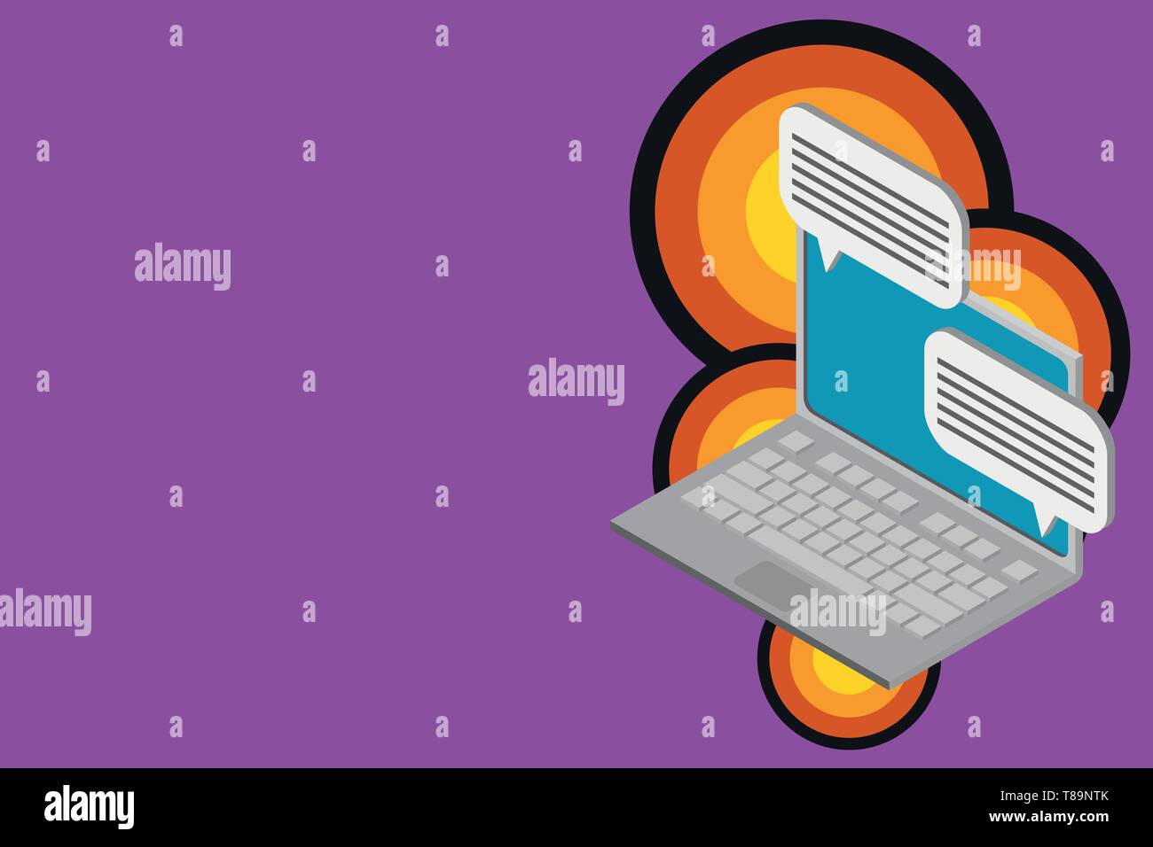 Ecommerce conversation Stock Vector Images - Alamy