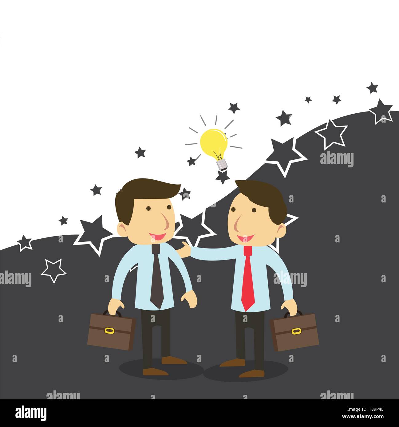 Tap shoulder Stock Vector Images - Alamy