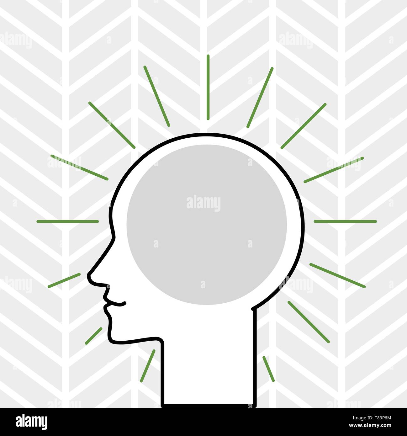 Blank Human Head Outline