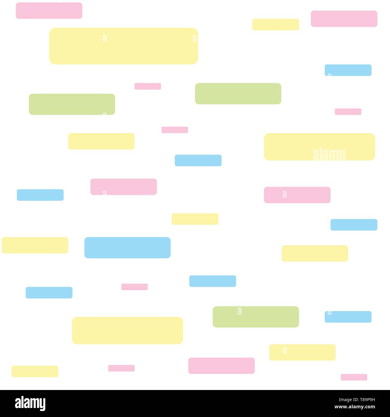 Seamless Endless Infinite Different Size Multicolored Tiles Long ...