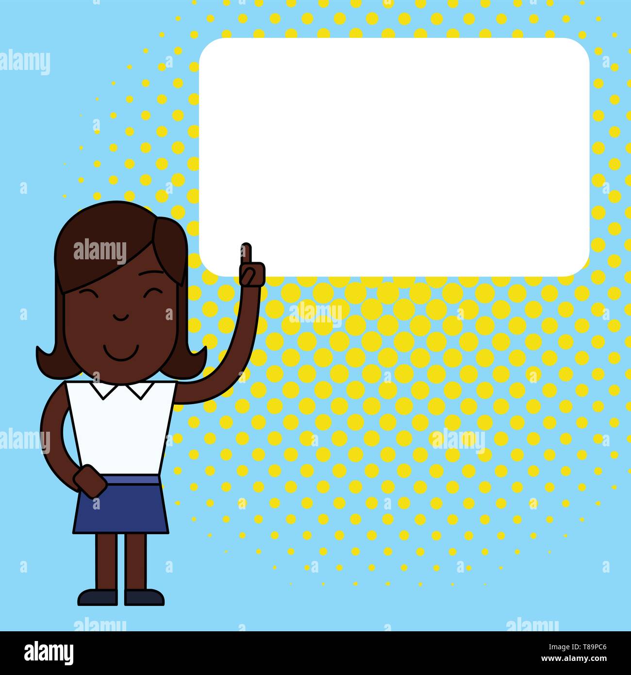 Left hand figure raised Stock Vector Images - Alamy