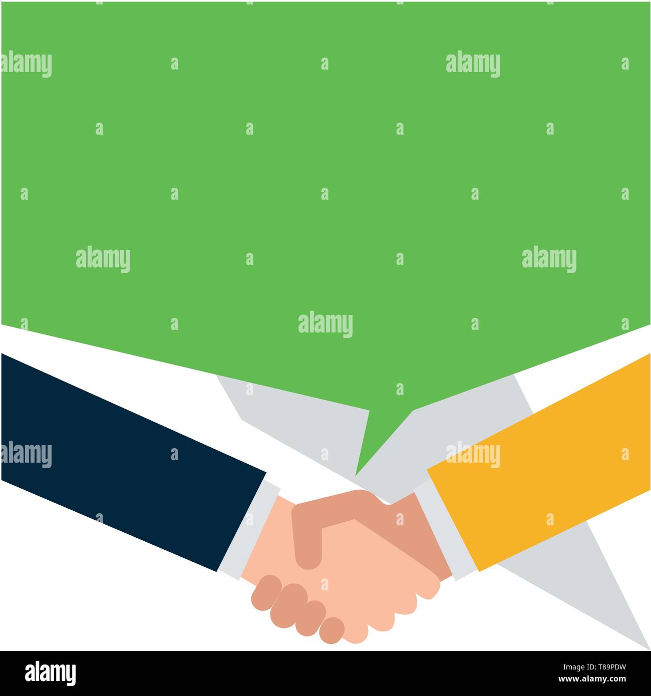 Hand shake photo Stock Vector Images - Alamy