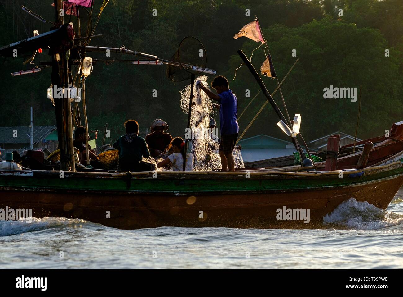 Myanmar, Burma, Tanintharyi region, Dawei or Tavoy, San Maria beach ...
