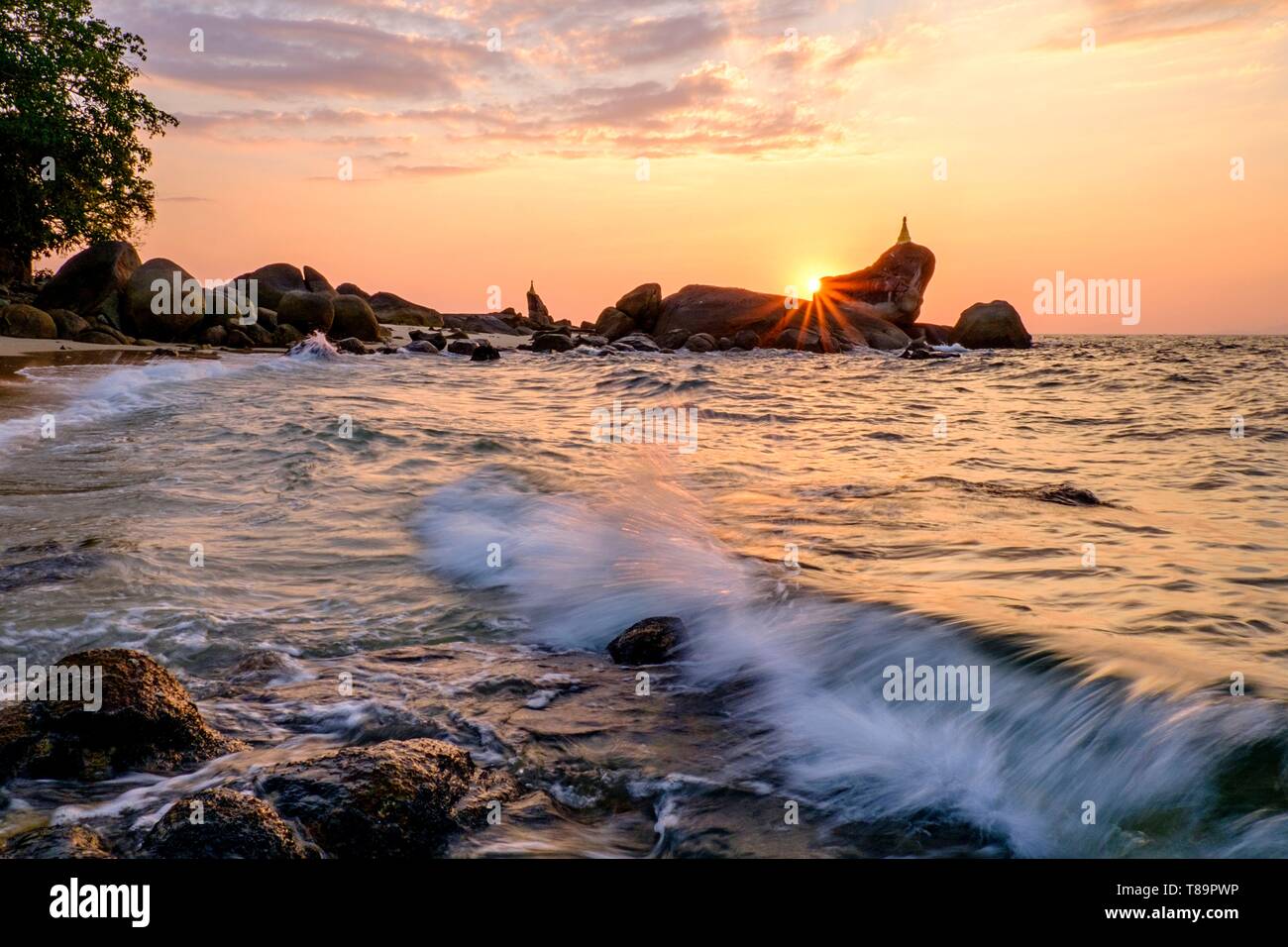 Myanmar, Burma, Tanintharyi region, Dawei or Tavoy, San Maria beach ...