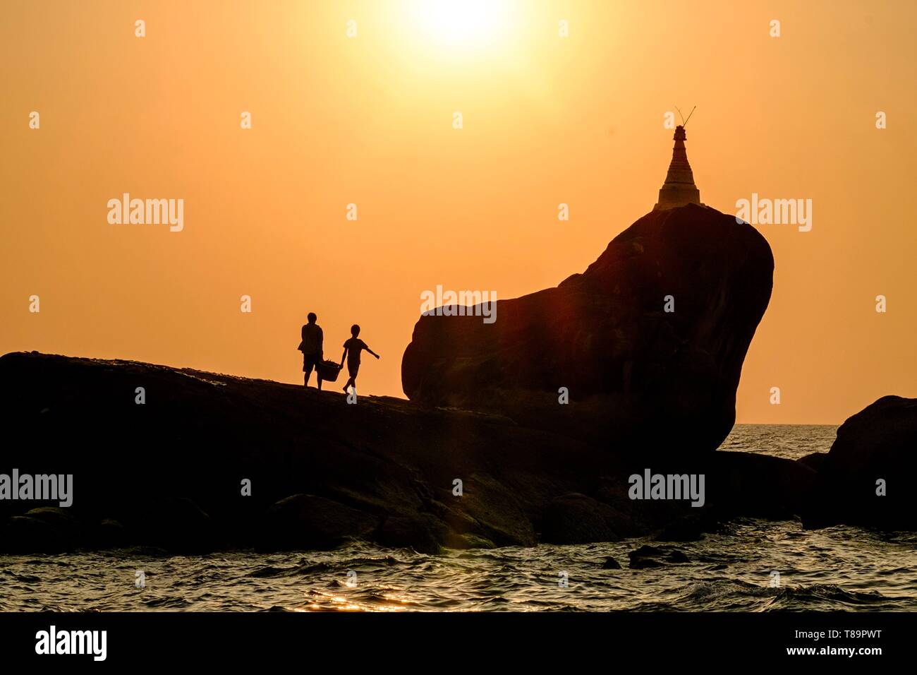 Myanmar, Burma, Tanintharyi region, Dawei or Tavoy, San Maria beach ...