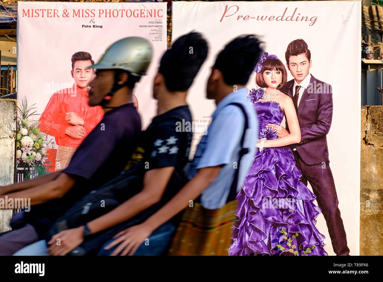 Poster of myanmar hi-res stock photography and images - Alamy