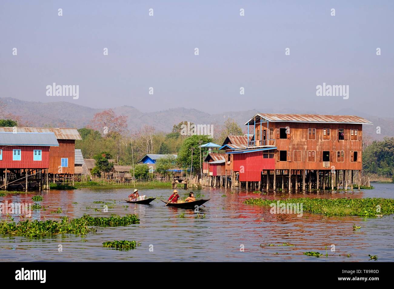 Myanmar, Shan state, Inle Lake Stock Photo - Alamy