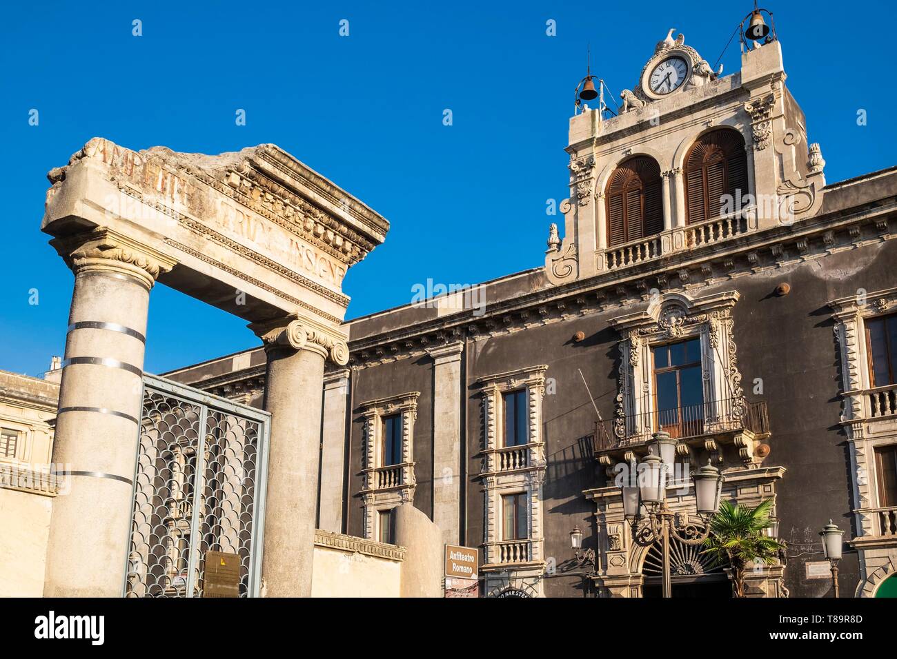 Italy, Sicily, Catania, Baroque city listed as UNESCO World Heritage ...