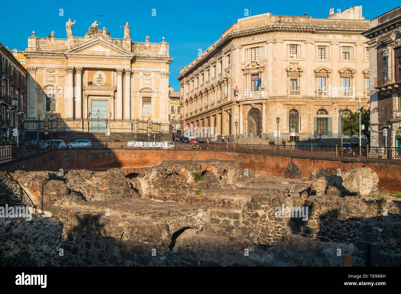 Italy, Sicily, Catania, Baroque city listed as UNESCO World Heritage ...