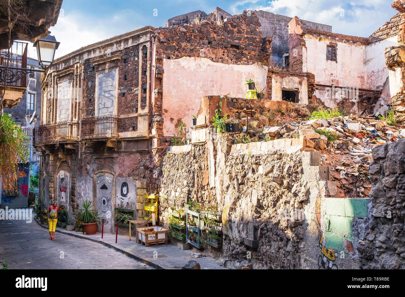 Italy, Sicily, Catania, Baroque city listed as UNESCO World Heritage ...