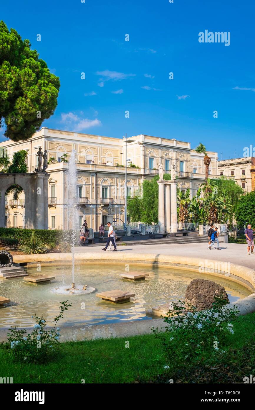 Villa bellini park in catania hi-res stock photography and images - Alamy