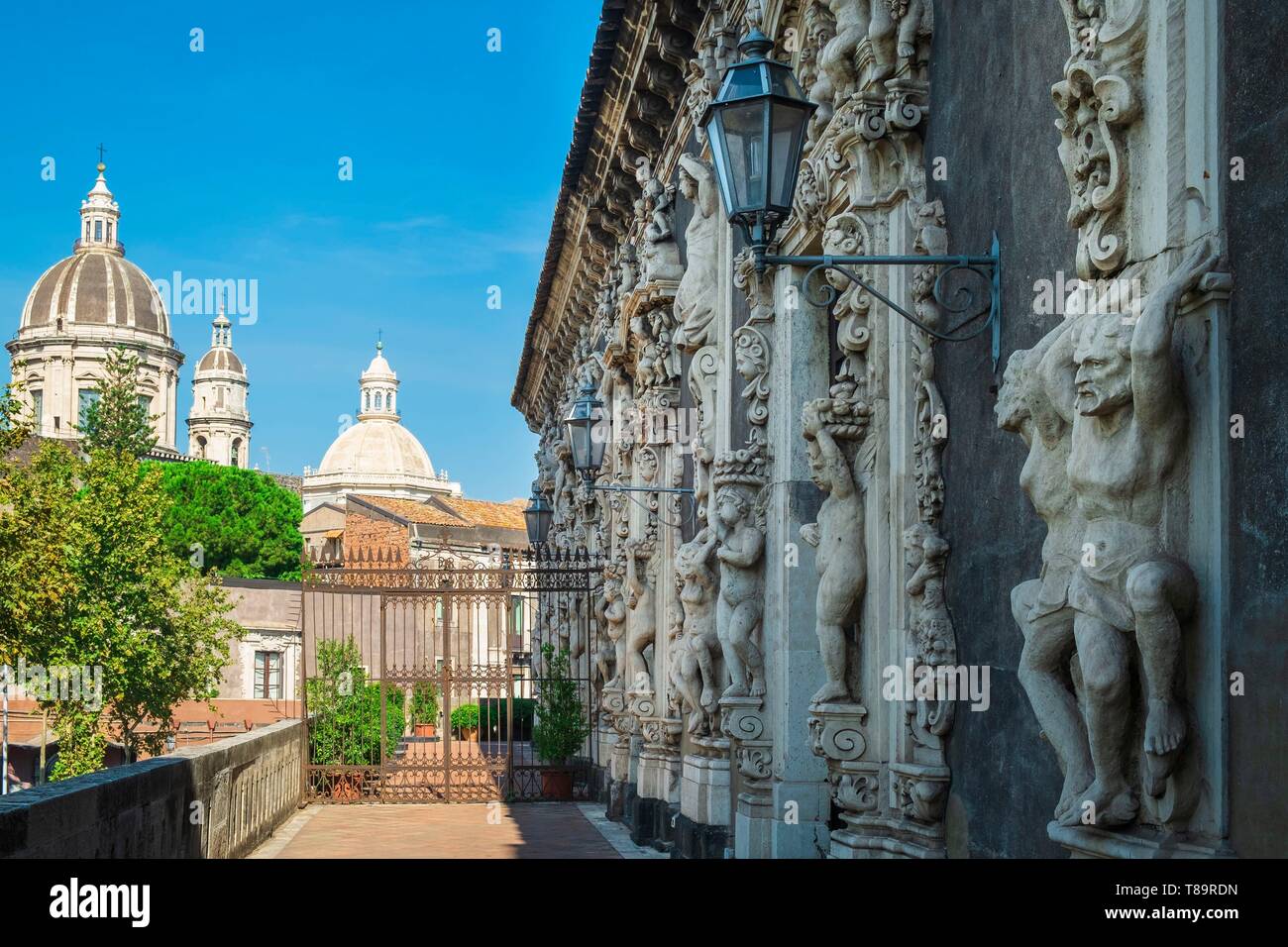 Italy, Sicily, Catania, Baroque city listed as UNESCO World Heritage ...