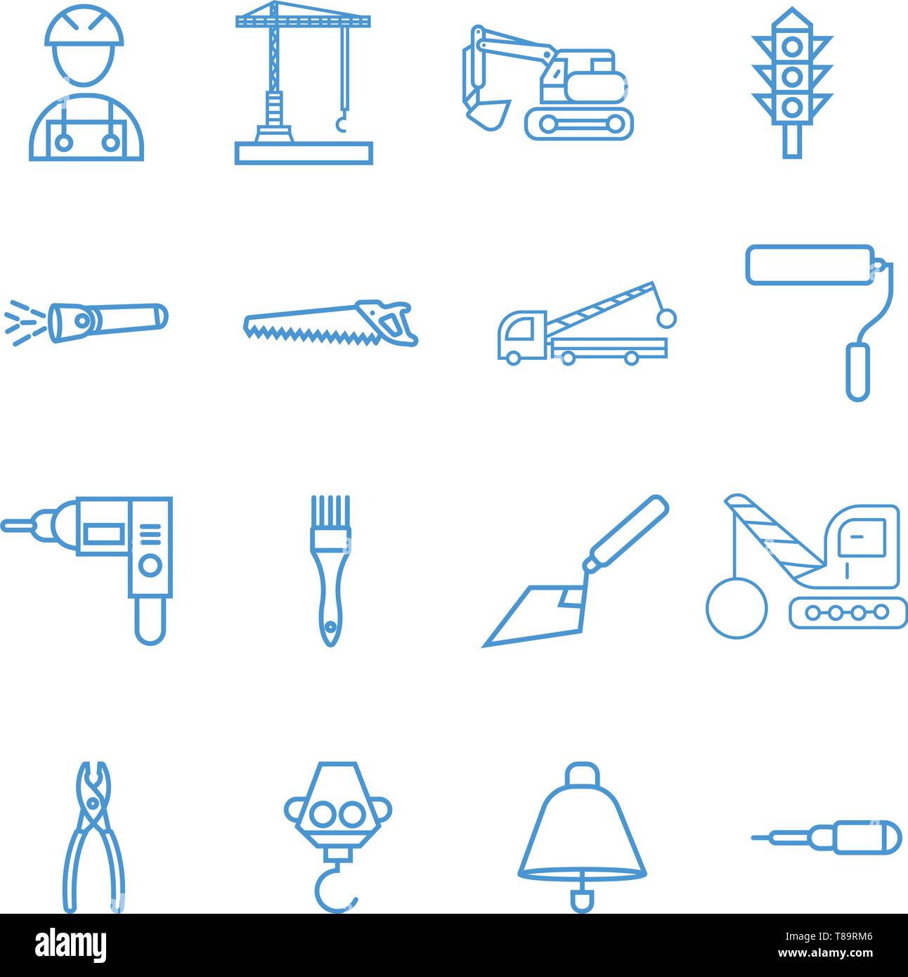 construction icon- vector sign symbol glyph style gray color icon Stock ...