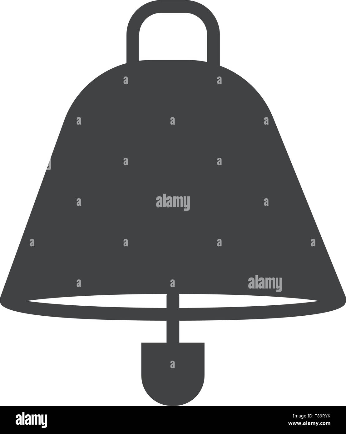 Alert bell icon- vector sign symbol alert bell Stock Vector Image & Art ...