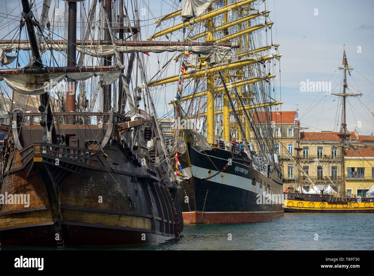 France, Herault, Sete, Escale a Sete festival, party of the maritime ...
