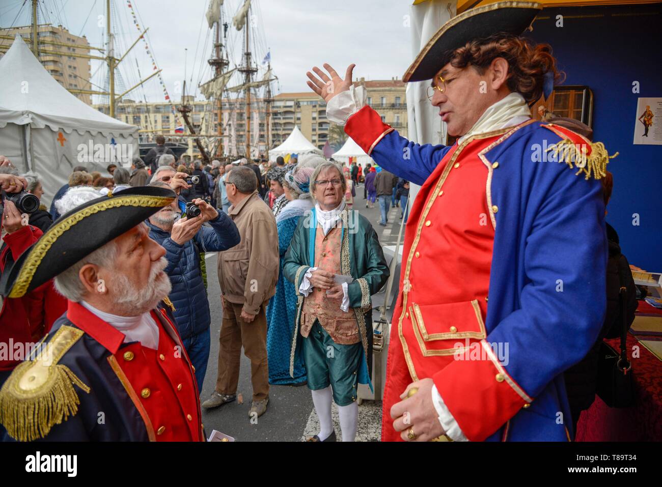 France, Herault, Sete, Escale a Sete festival, party of the maritime ...