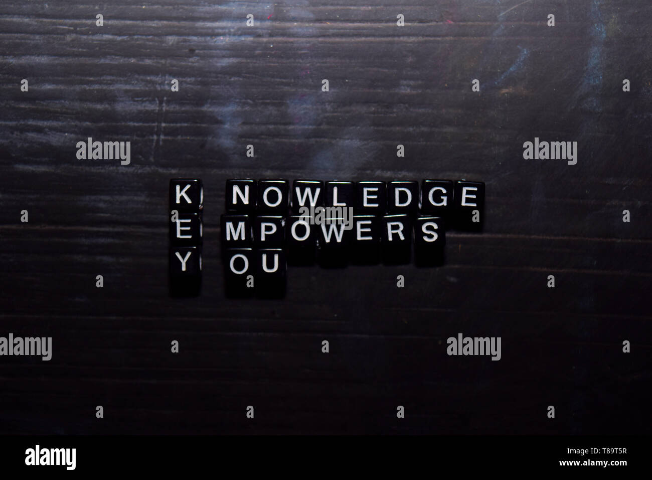 Knowledge - Empowers - You (KEY) on wooden blocks. Education ...