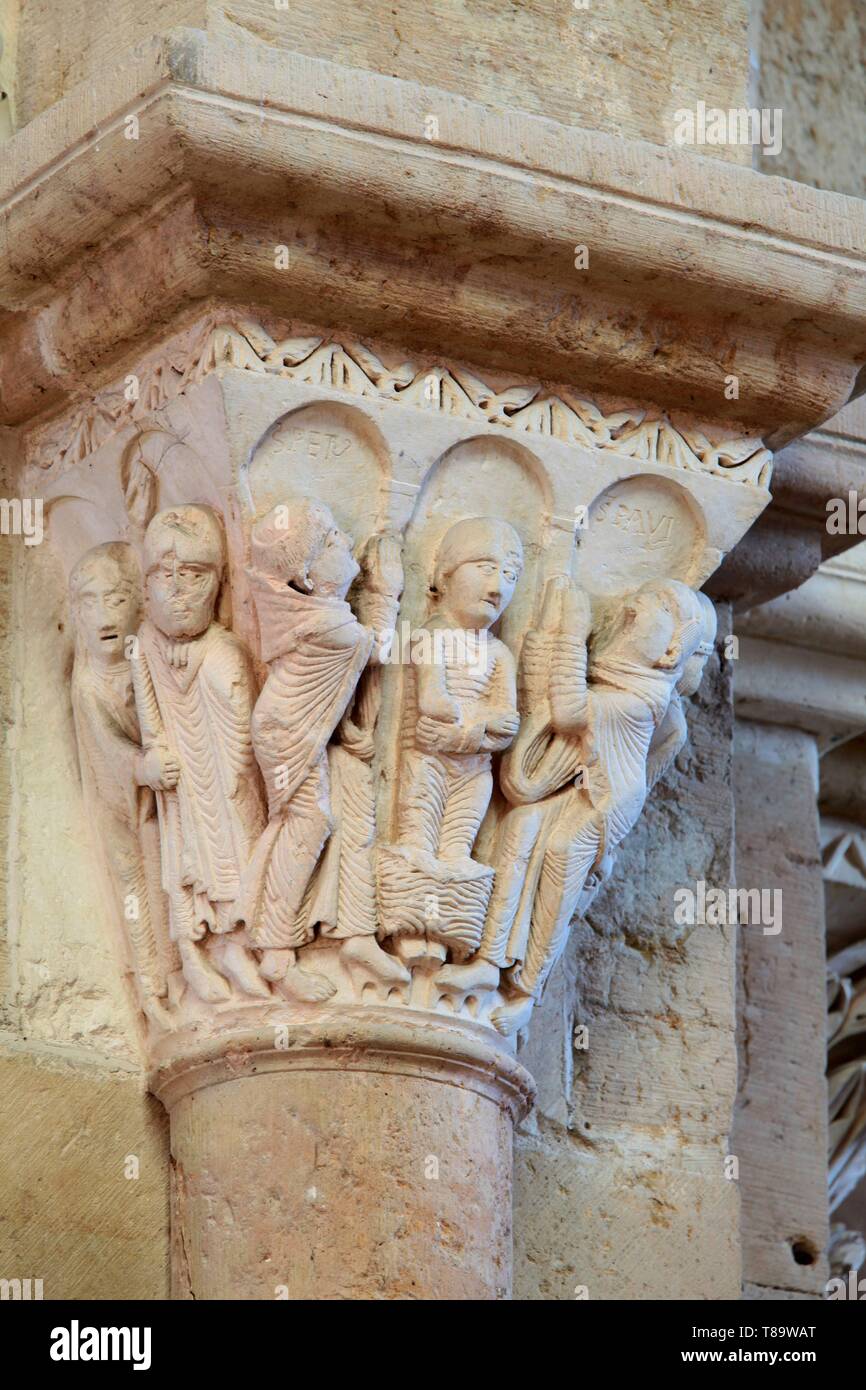 France, Yonne, Vezelay, Regional Natural Park of Morvan, capital in the ...