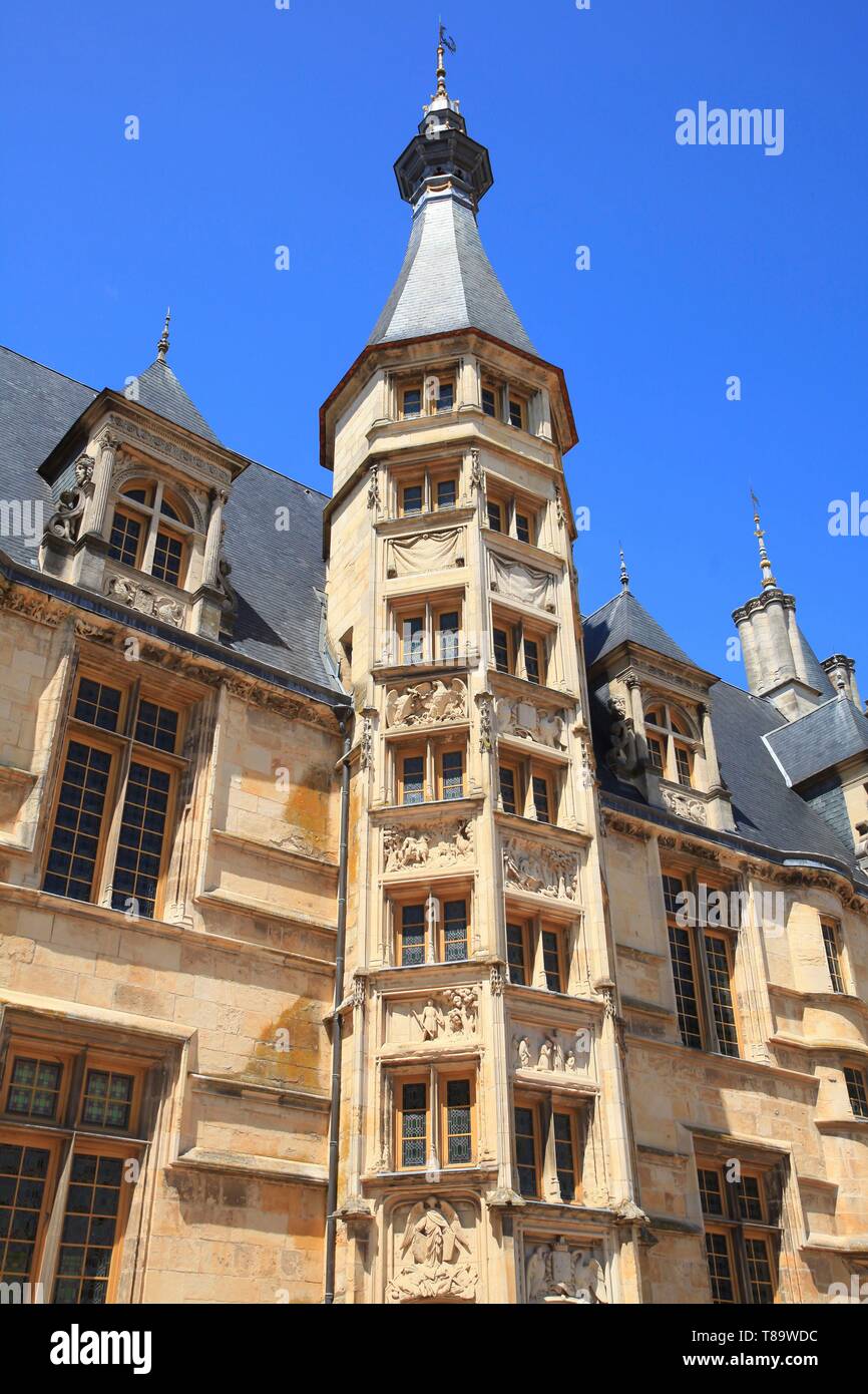 France, Nievre, Nevers, The Ducal Palace of Nevers is a castle of the ...
