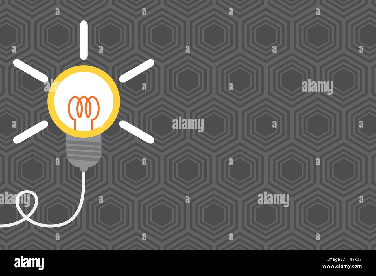 Big idea light bulb. Successful turning idea invention innovation ...