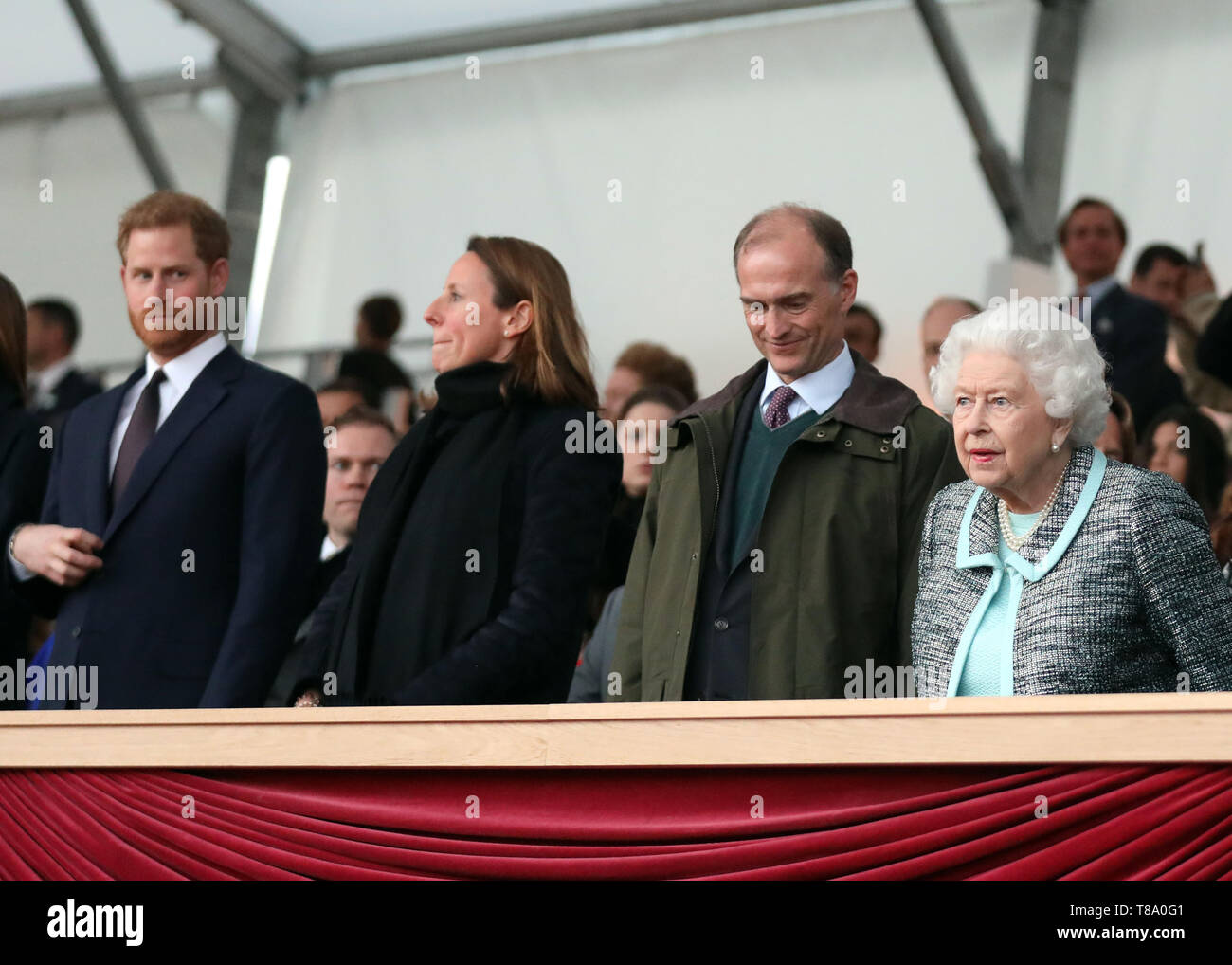 Queen Elizabeth II and The Duke of Sussex attend the Pageant at the ...