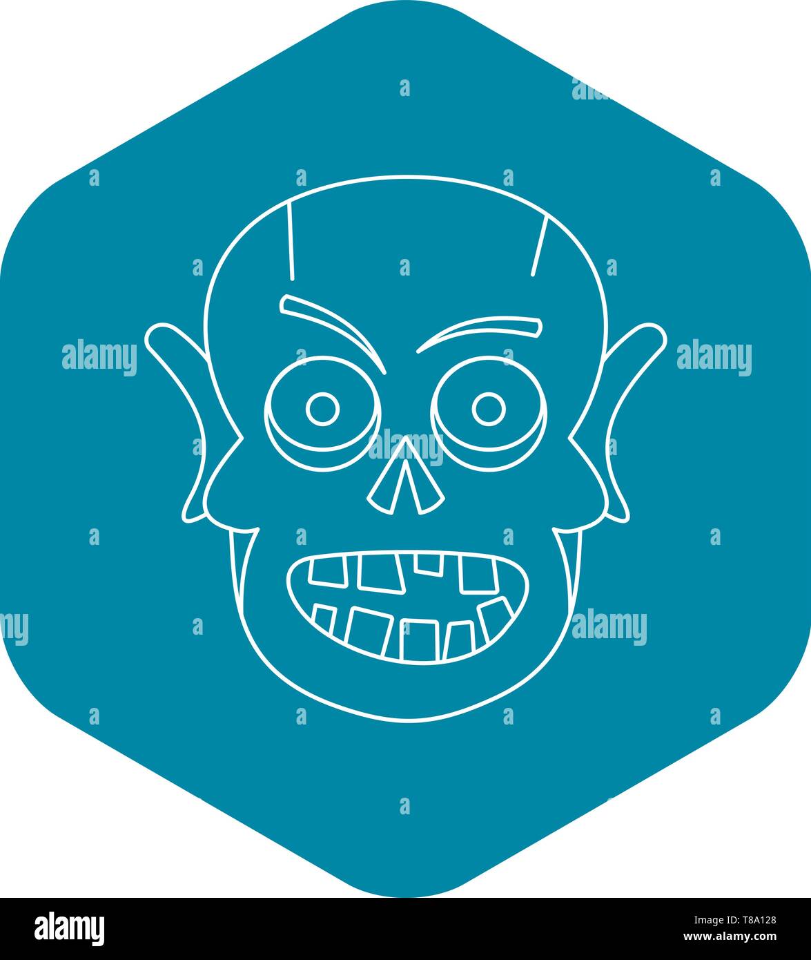 Dead icon, outline style Stock Vector Image & Art - Alamy
