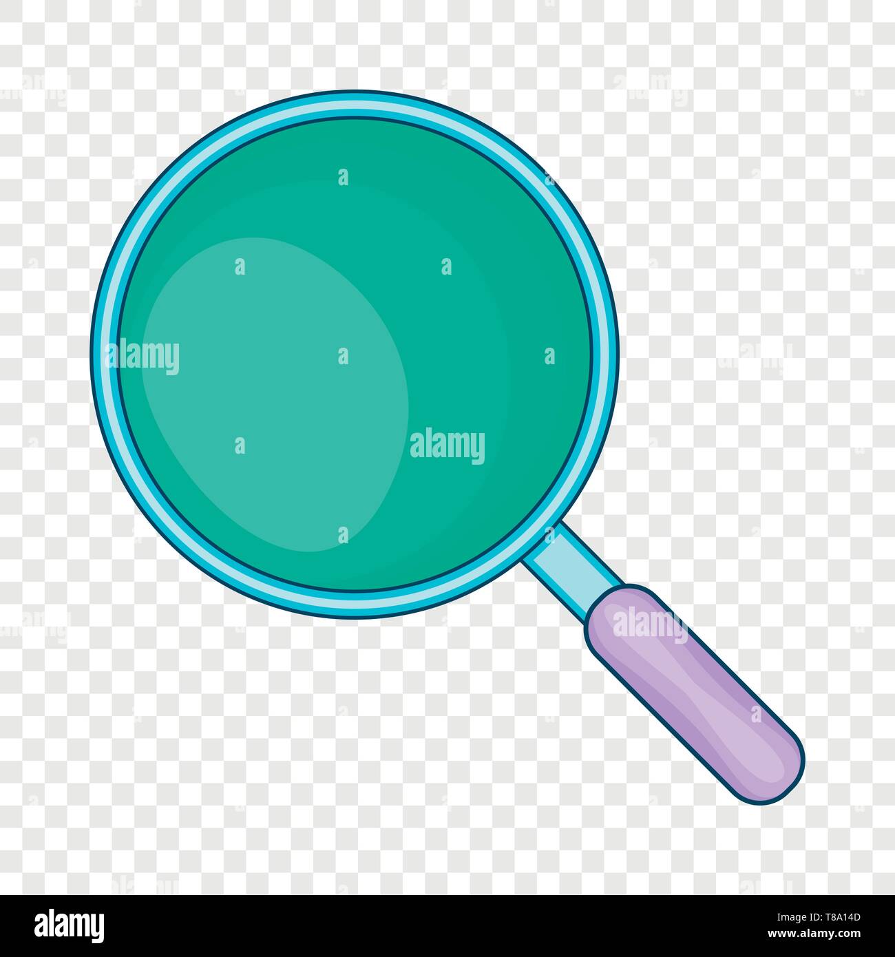 Magnifying glass icon, cartoon style Stock Vector Image & Art - Alamy