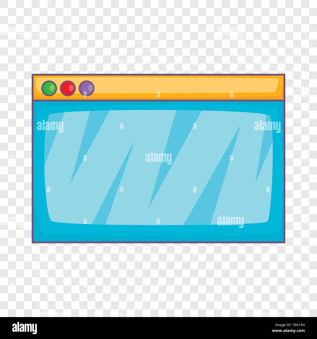 Browser window icon, cartoon style Stock Vector Image & Art - Alamy
