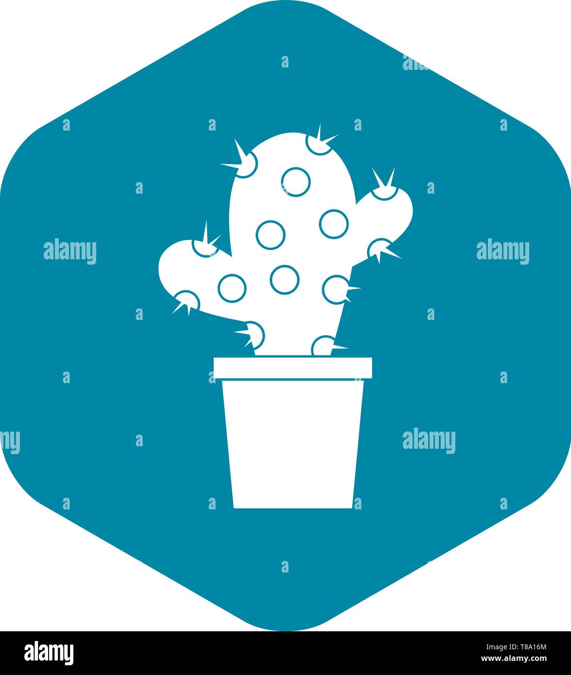 Cactus icon, simple style Stock Vector Image & Art - Alamy