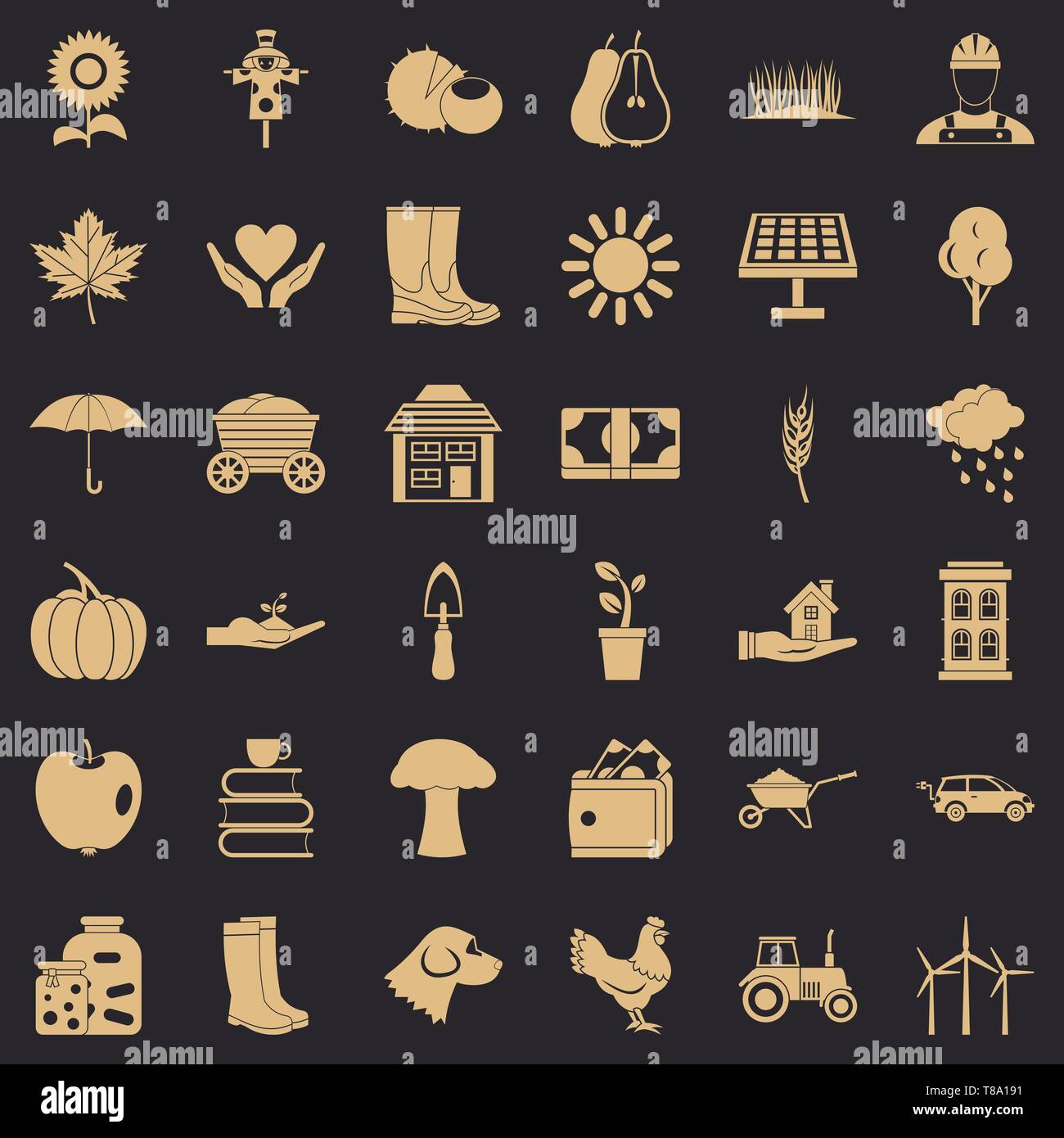 Seed wagon Stock Vector Images - Alamy