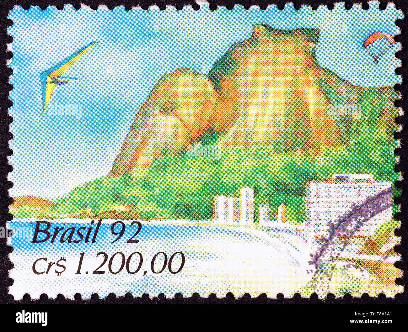 Brazil postage stamp hi-res stock photography and images - Alamy