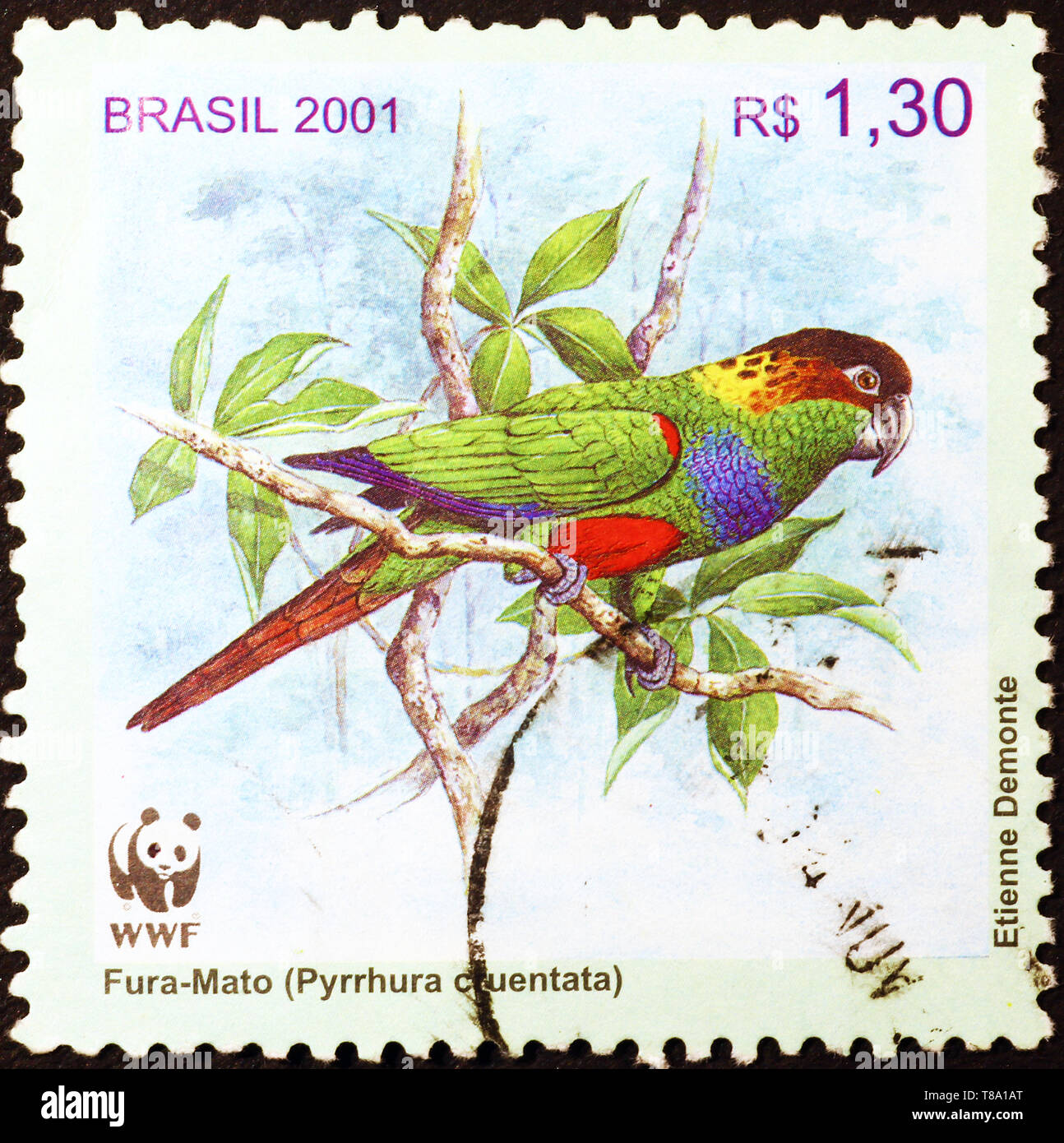 Brazilian postage stamp hi-res stock photography and images - Alamy