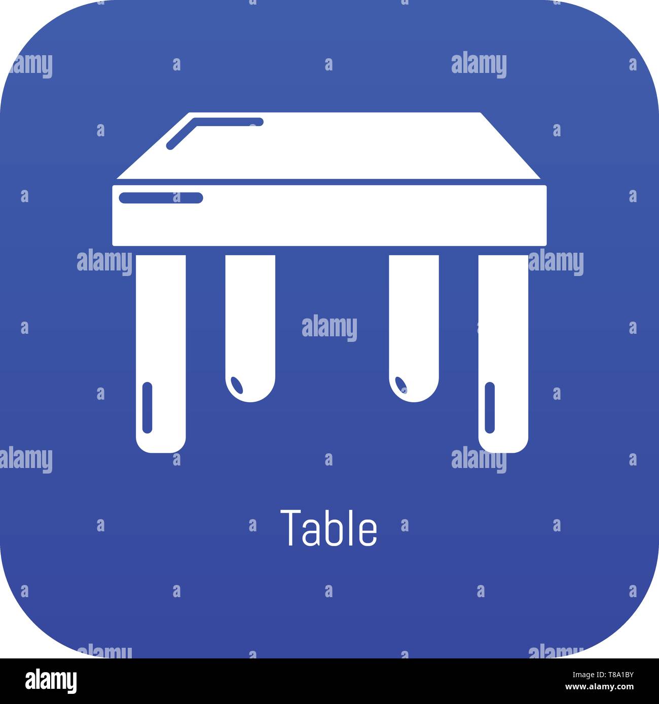 Curved desk Stock Vector Images - Alamy