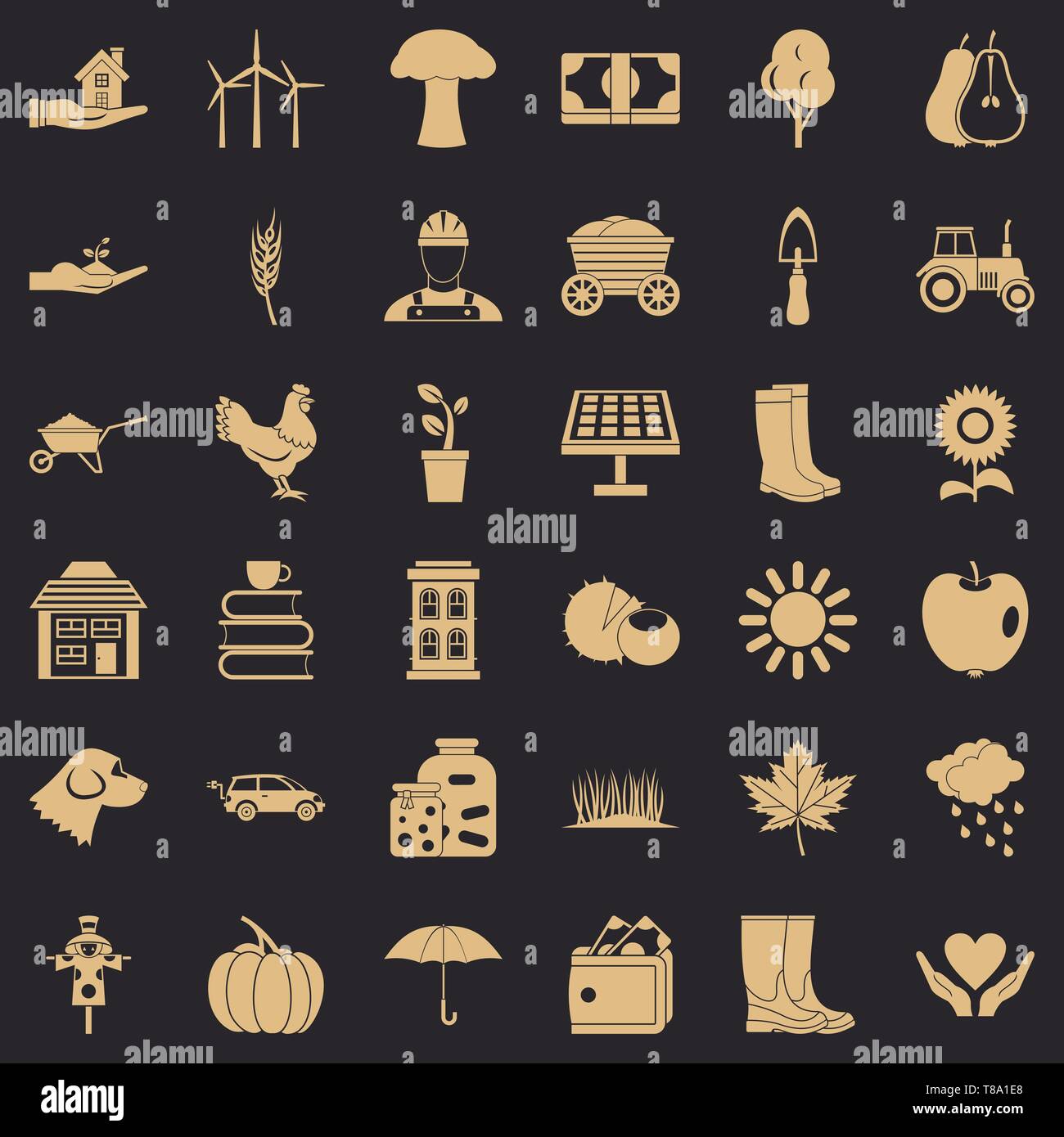 Boot icons set, simple style Stock Vector Image & Art - Alamy