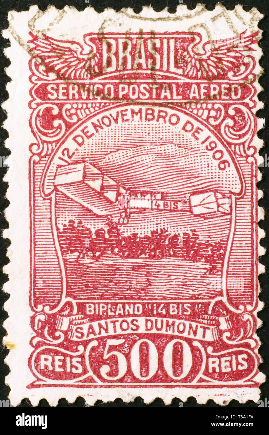 Brazilian postage stamp hi-res stock photography and images - Alamy
