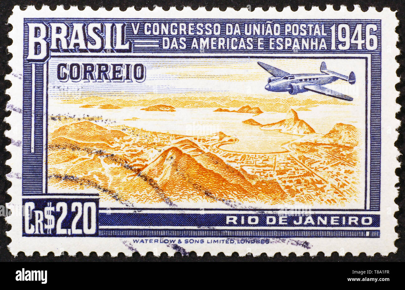 Postage stamp brazil brasil hi-res stock photography and images - Alamy