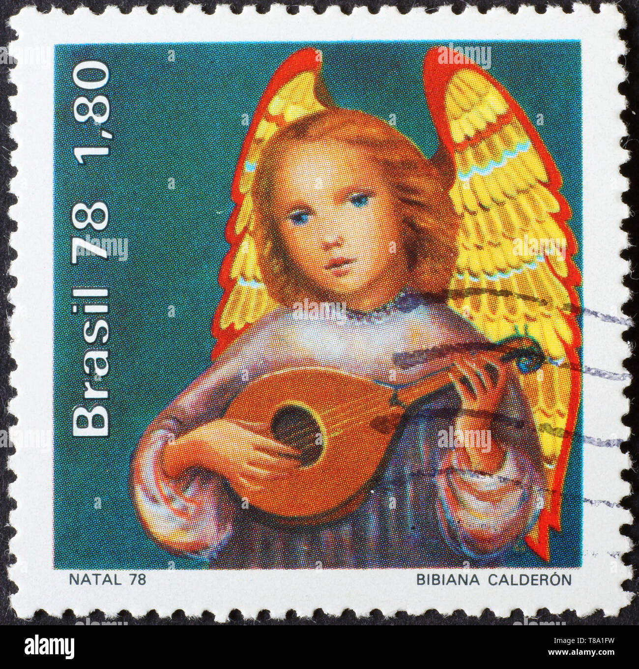 Brazilian postage stamp hi-res stock photography and images - Alamy