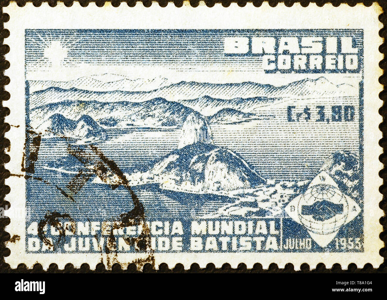 Brazilian postage stamp hi-res stock photography and images - Alamy