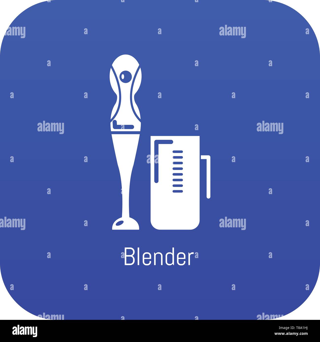 Blender icon blue vector Stock Vector Image & Art - Alamy